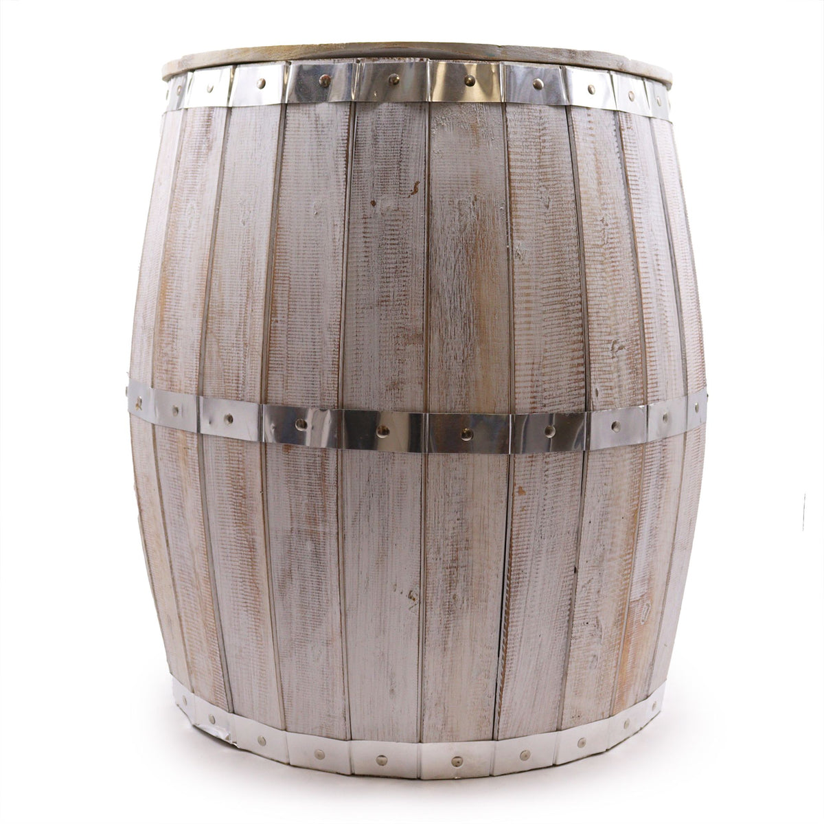Beer Barrel Table - Whitewash – The Window, Milford Haven